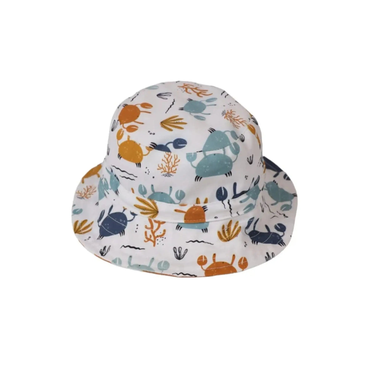 Bucket Hat – Crab Gang | Reversible Kids Sun Hat — BABA FISHEES
