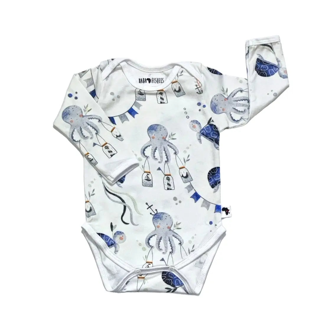 Classic Onesie - LS - Otto the Octopus | Cosy Wear for Cute Kids — BABA ...